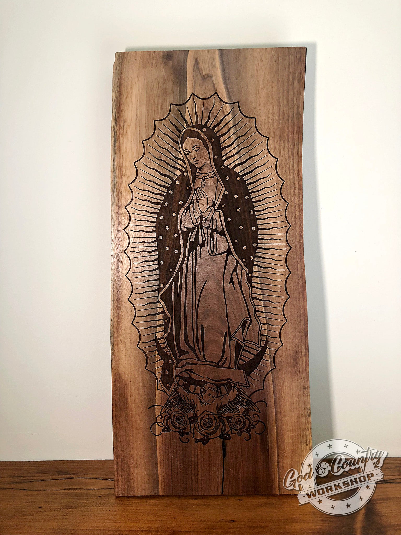 Our Lady of Guadalupe - Wall Decor – God & Country Workshop